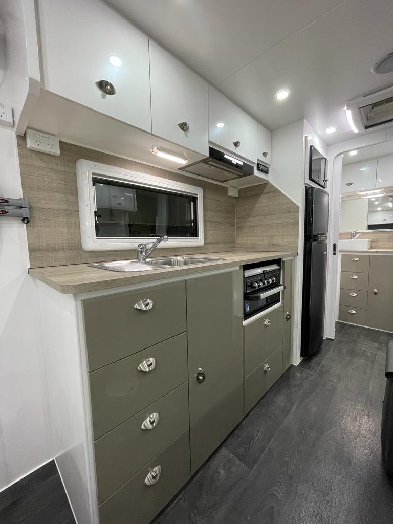 18.6 Rear Door - Bushwalk Caravans